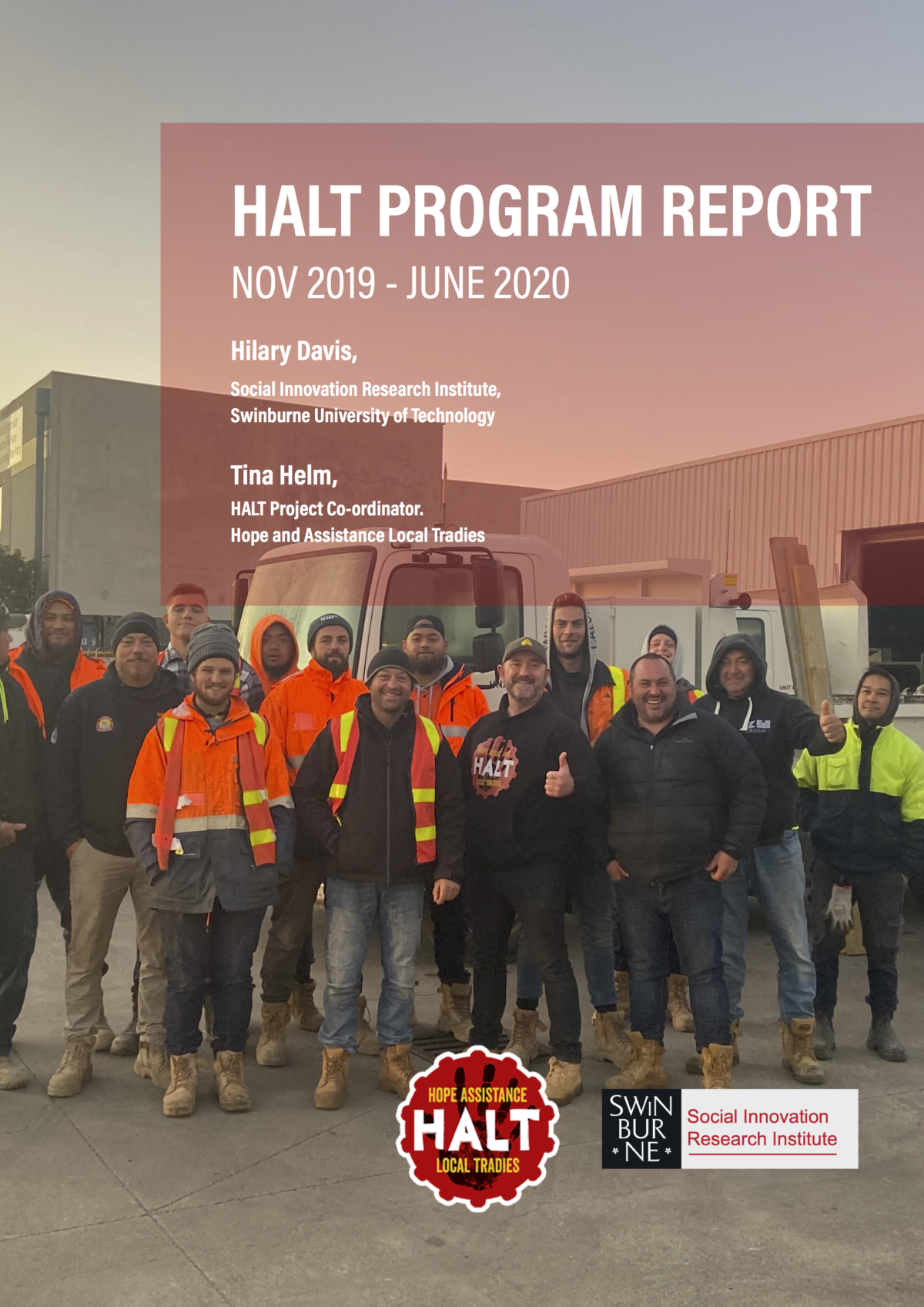 HALT Program Report November 2019 – June 2020 – HALT Australia