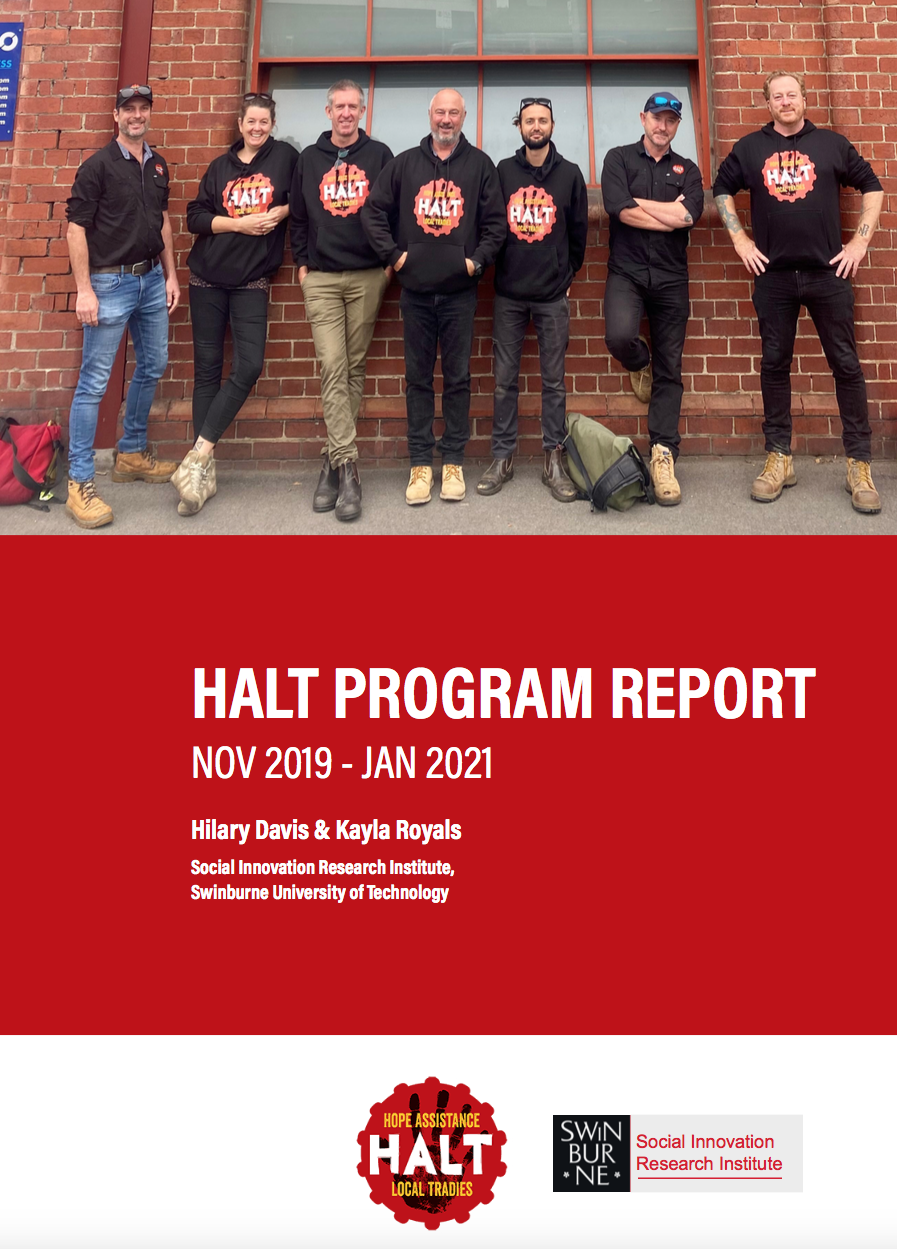 HALT Program Report November 2019 – January 2021 – HALT Australia