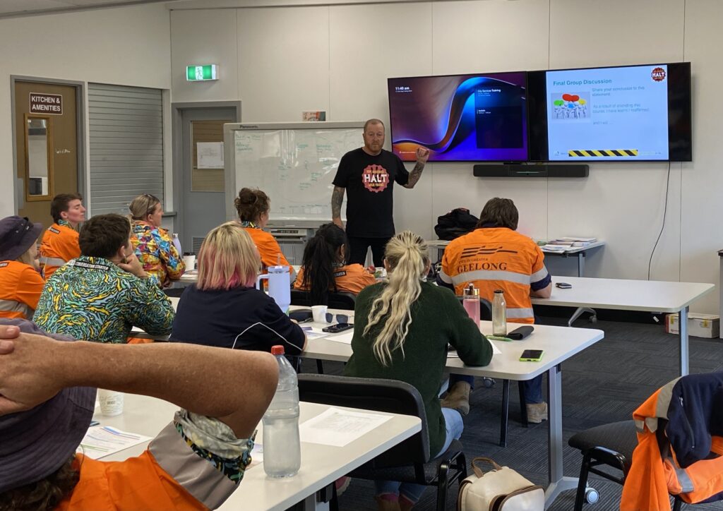 Conversations for Life training at Geelong Council – HALT Australia